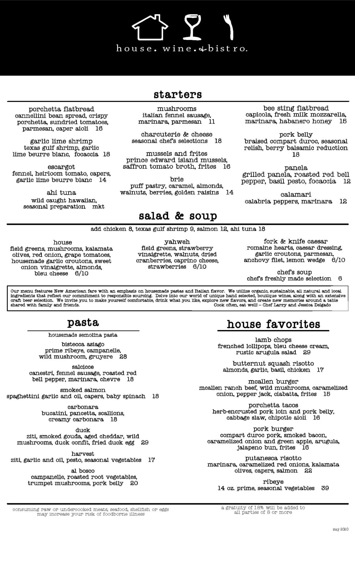HWB Food - house. wine. & bistro.